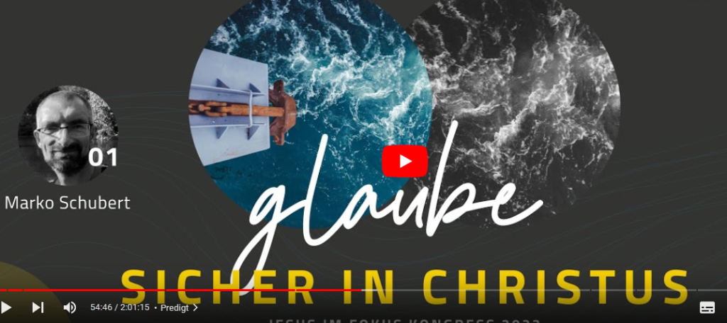 Glaube – Sicher in Jesus | Gesunde Gemeinden